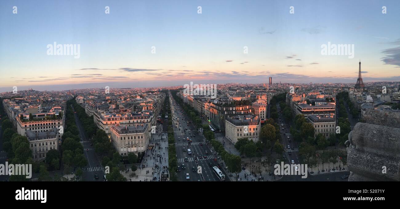 Panoramic paris france hi-res stock photography and images - Alamy