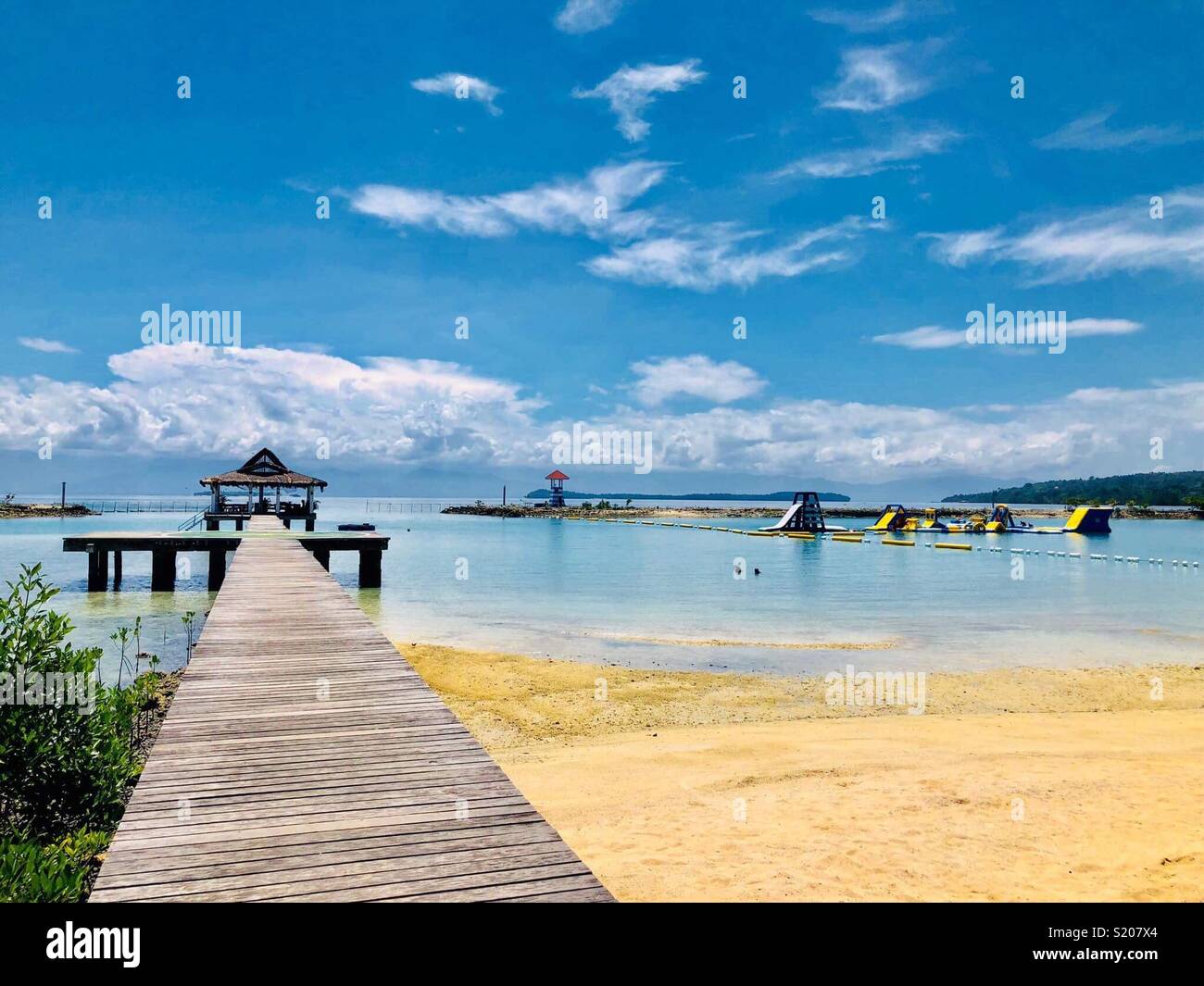 Secdea Beach, Samal Stock Photo - Alamy