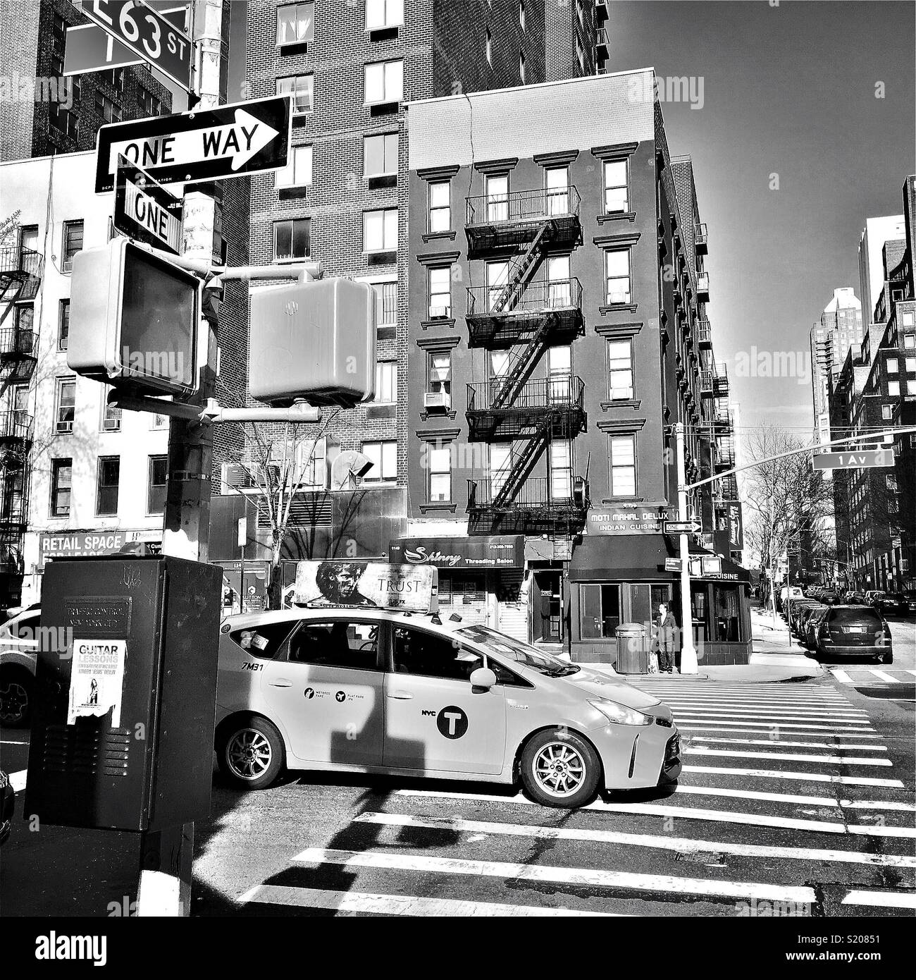 63rd St Junction New York Stock Photo - Alamy