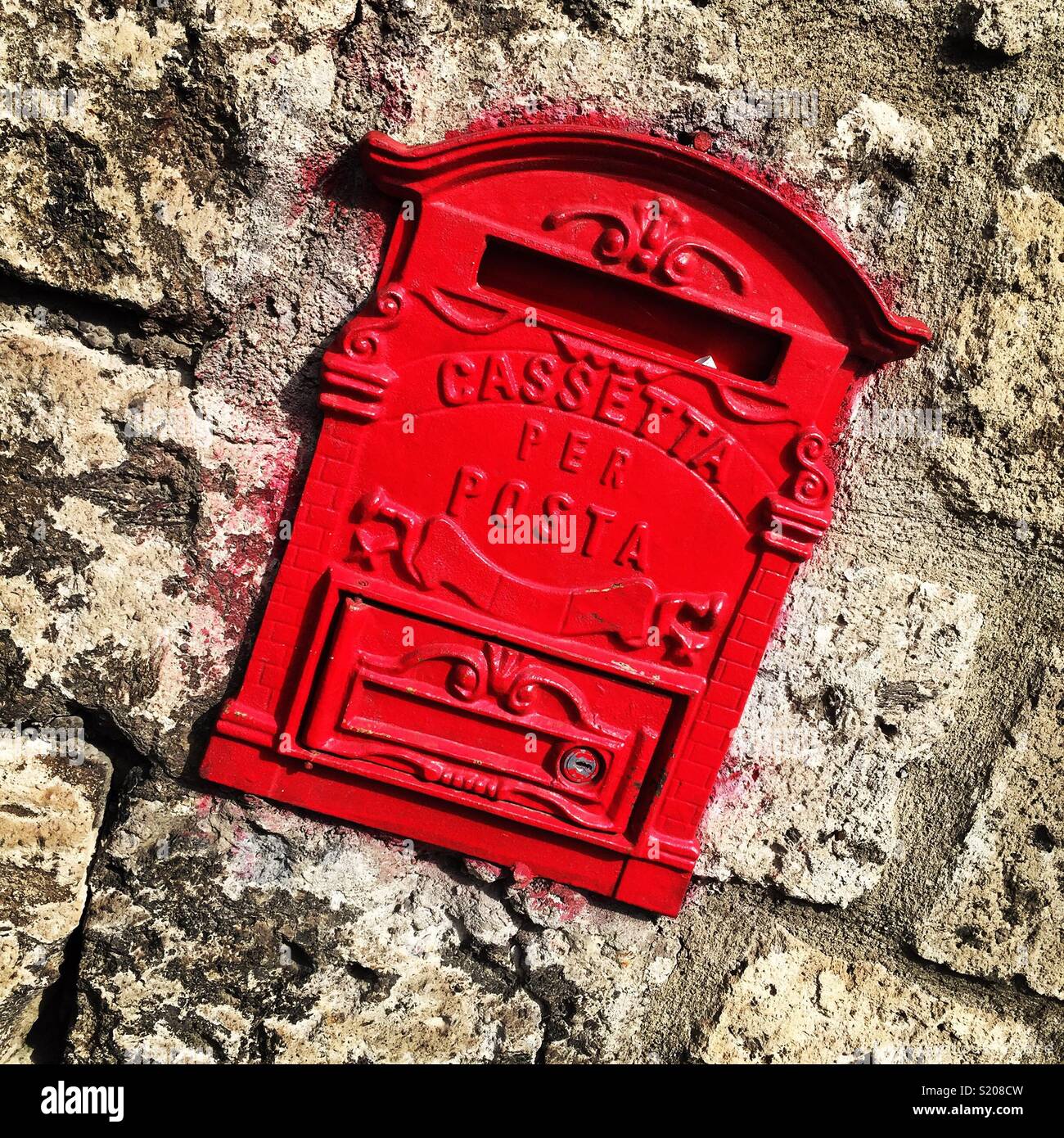 Italian post box Stock Photo - Alamy