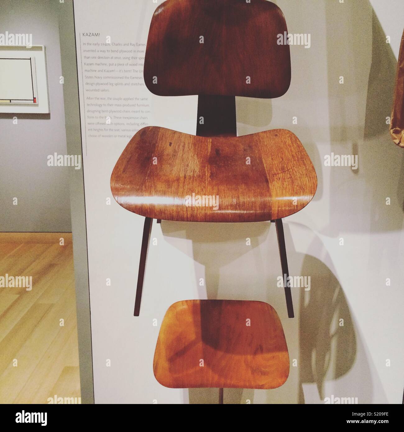 Eames chairs, Museum of Fine Arts, Boston, Massachusetts Stock Photo ...