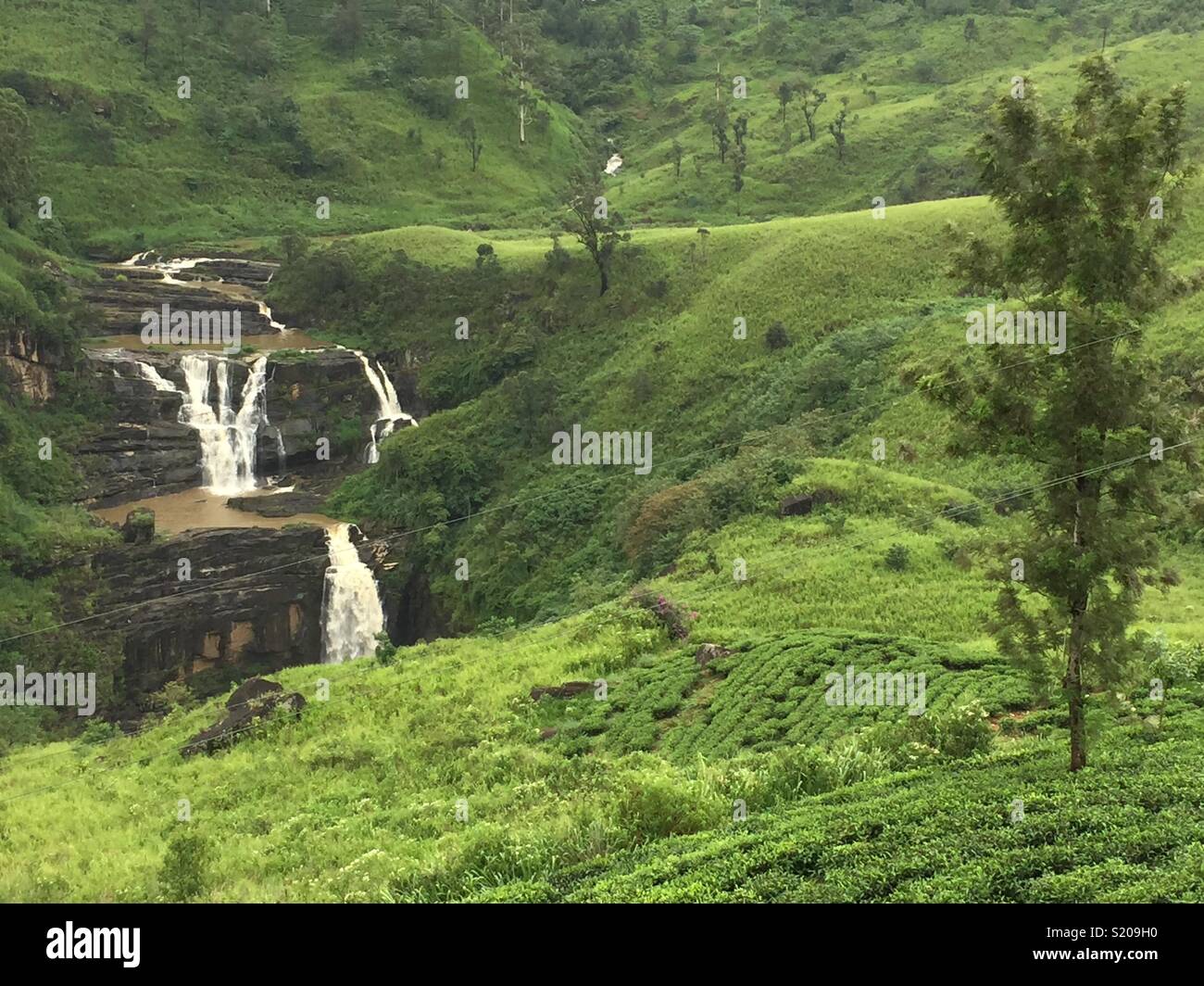 St Claire Waterfall in Sri Lanka Stock Photo - Alamy