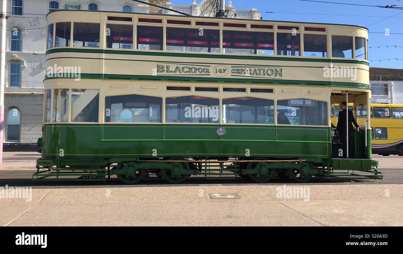 Old Blackpool Tram High Resolution Stock Photography and Images - Alamy