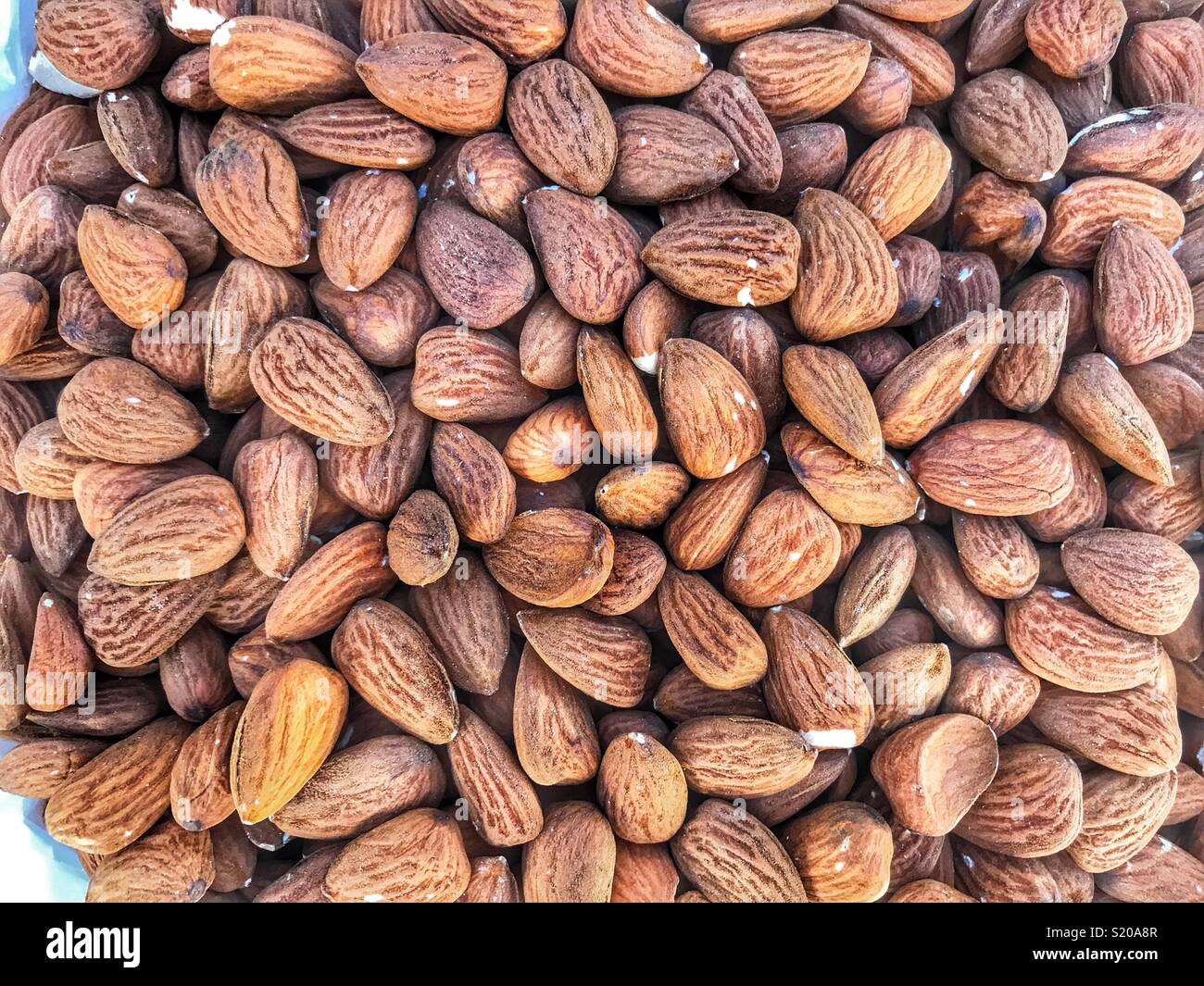 Almonds for sale at an outdoor market in Javea, Spain Stock Photo - Alamy