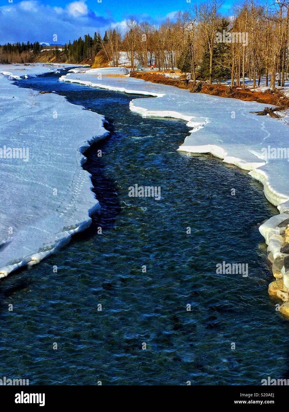 Elbow River, Alberta, Canada Stock Photo - Alamy
