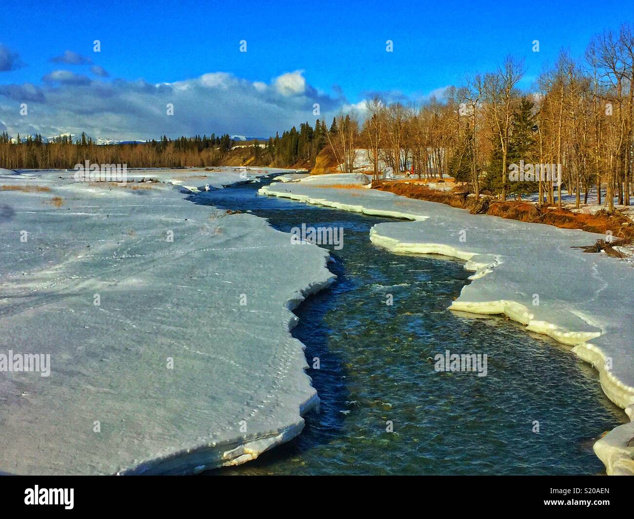 Elbow River, Alberta, Canada Stock Photo - Alamy