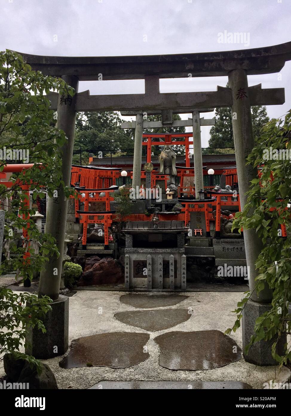 Miniature Tori gates Stock Photo - Alamy