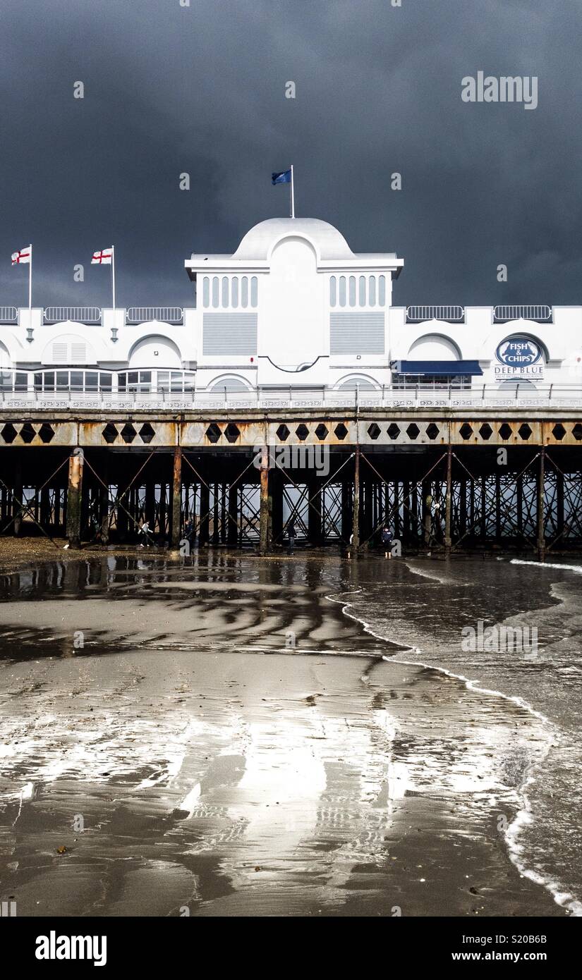 An English seaside pier Stock Photo - Alamy