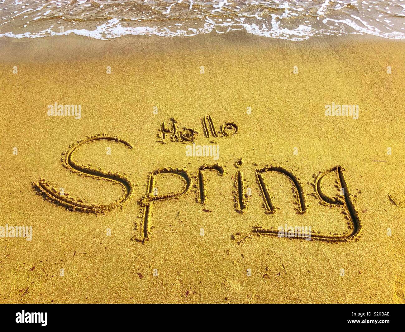Hello Spring High Resolution Stock Photography and Images - Alamy