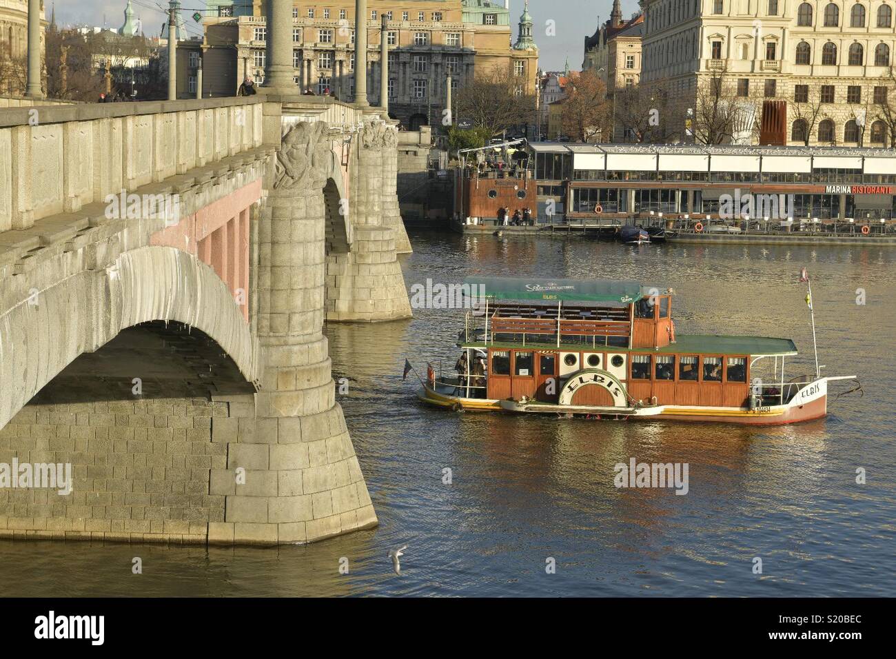 River Bot at Praha Stock Photo - Alamy