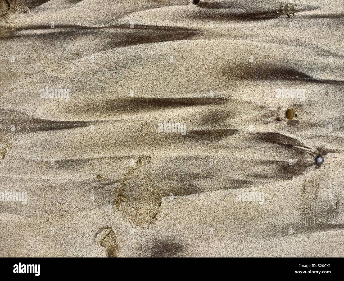 Pattern in the sand Stock Photo - Alamy