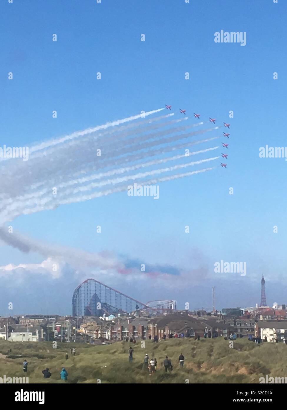 Blackpool and red arrows hi-res stock photography and images - Alamy