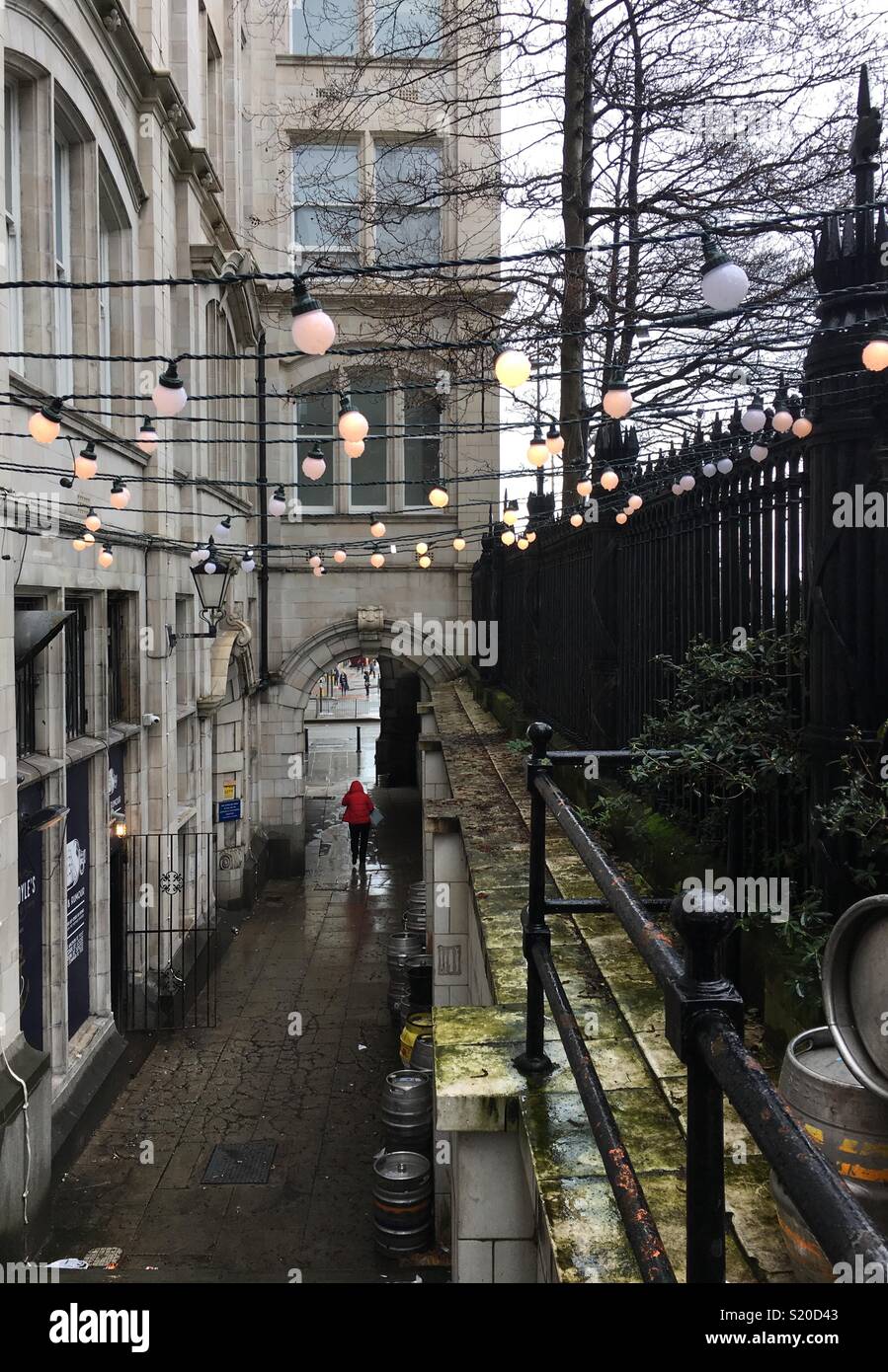 Rainy alleyway hi-res stock photography and images - Alamy