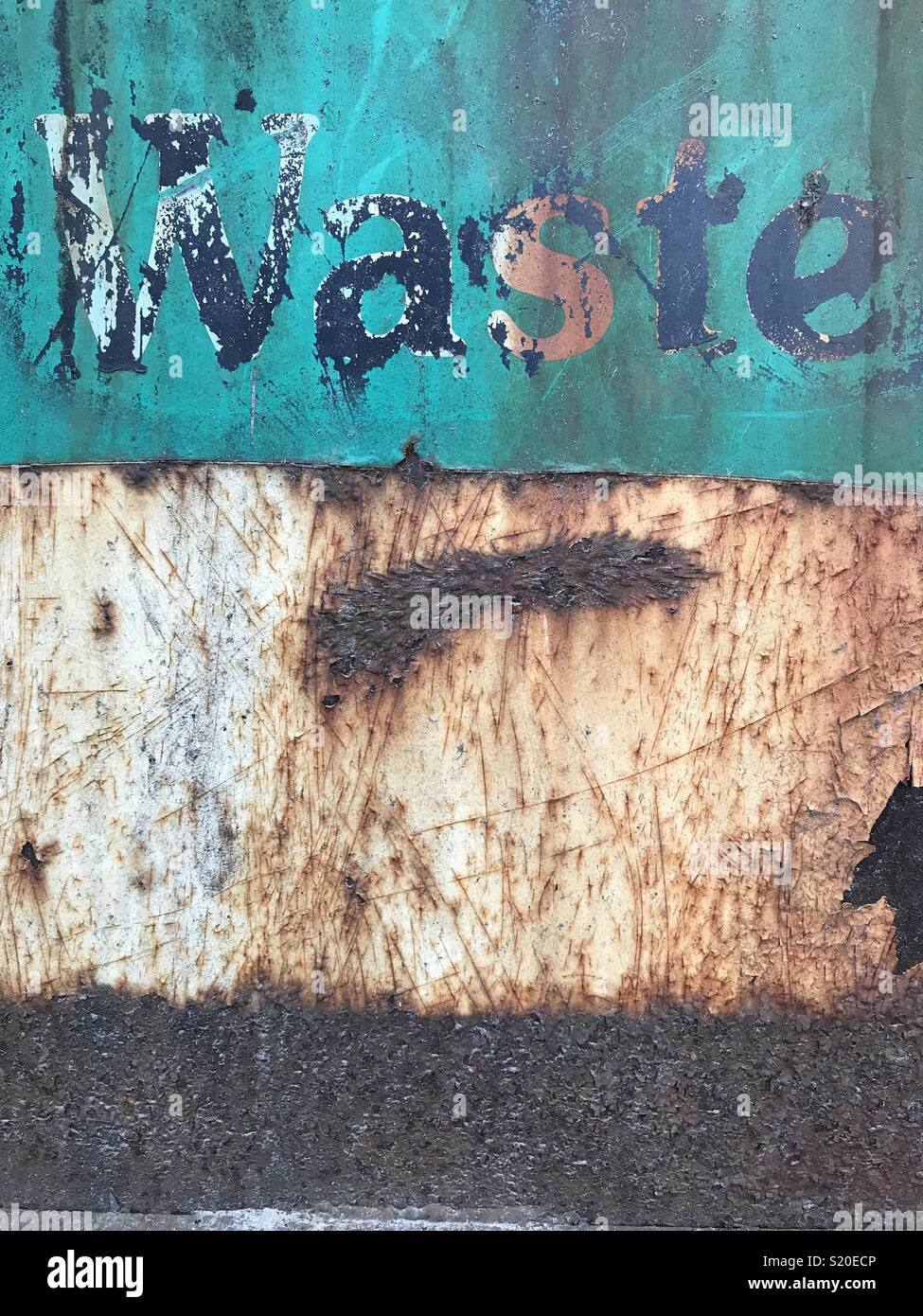 A waste sign Stock Photo - Alamy