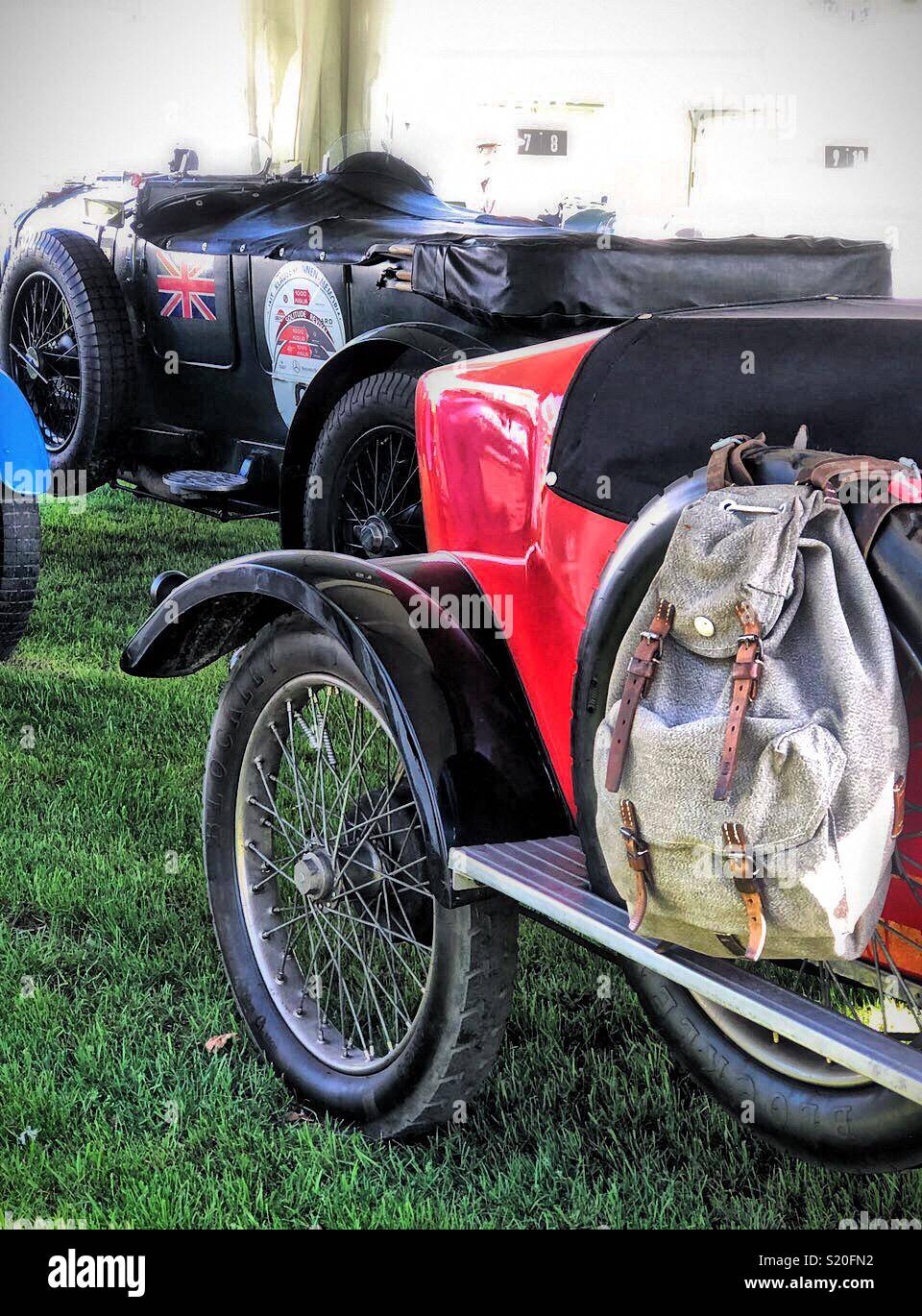 Vintage race car details hi-res stock photography and images - Alamy