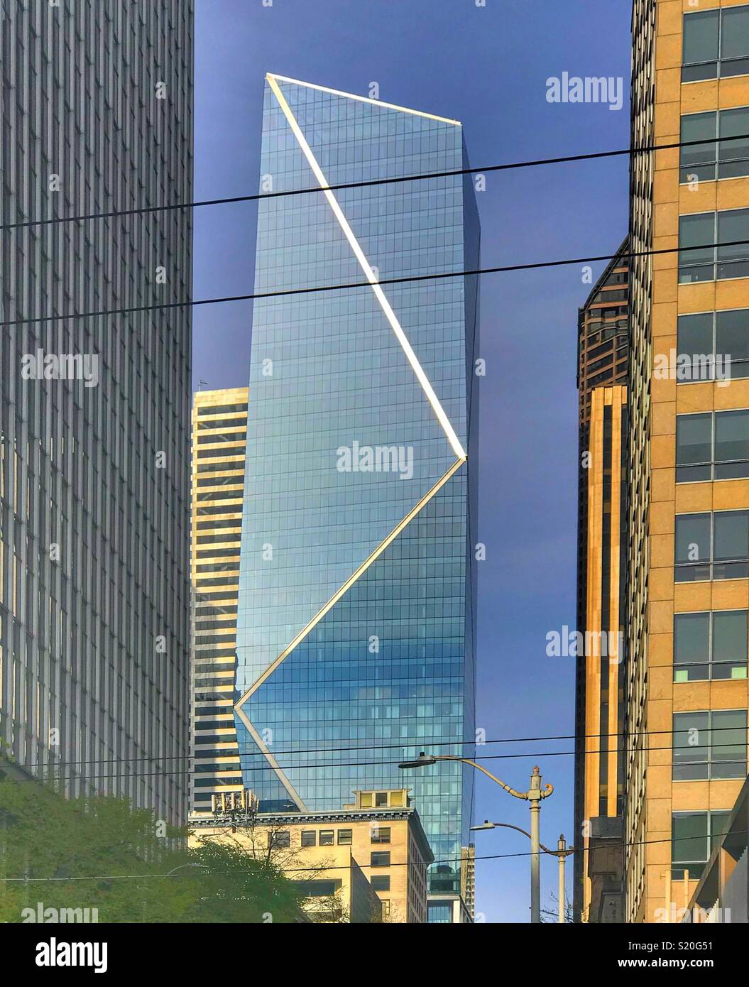 Skyscraper in downtown Seattle Washington Stock Photo - Alamy