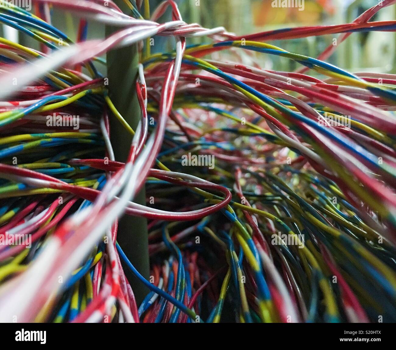 Bundle of cables hi-res stock photography and images - Alamy