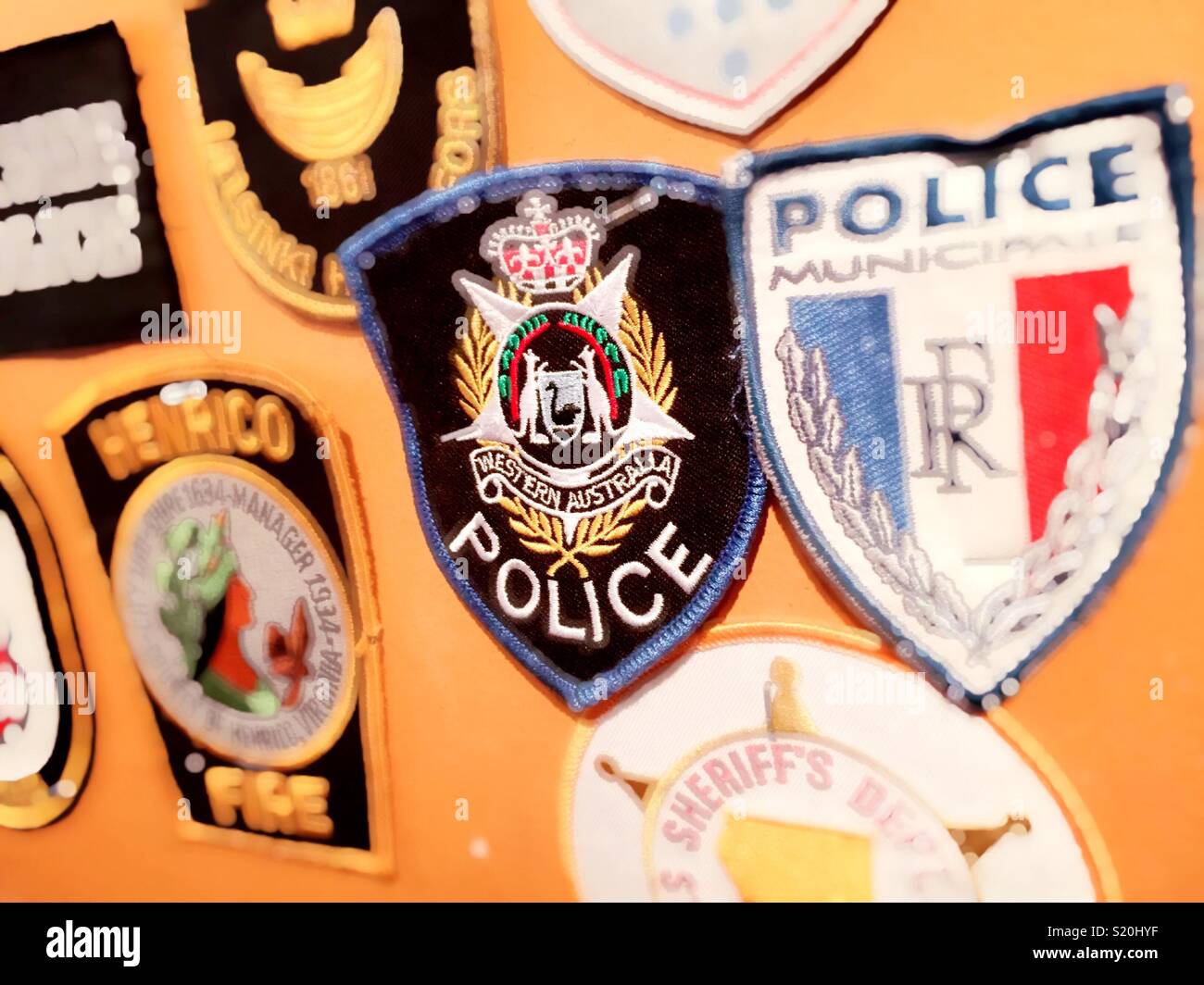 Police patches hi-res stock photography and images - Alamy
