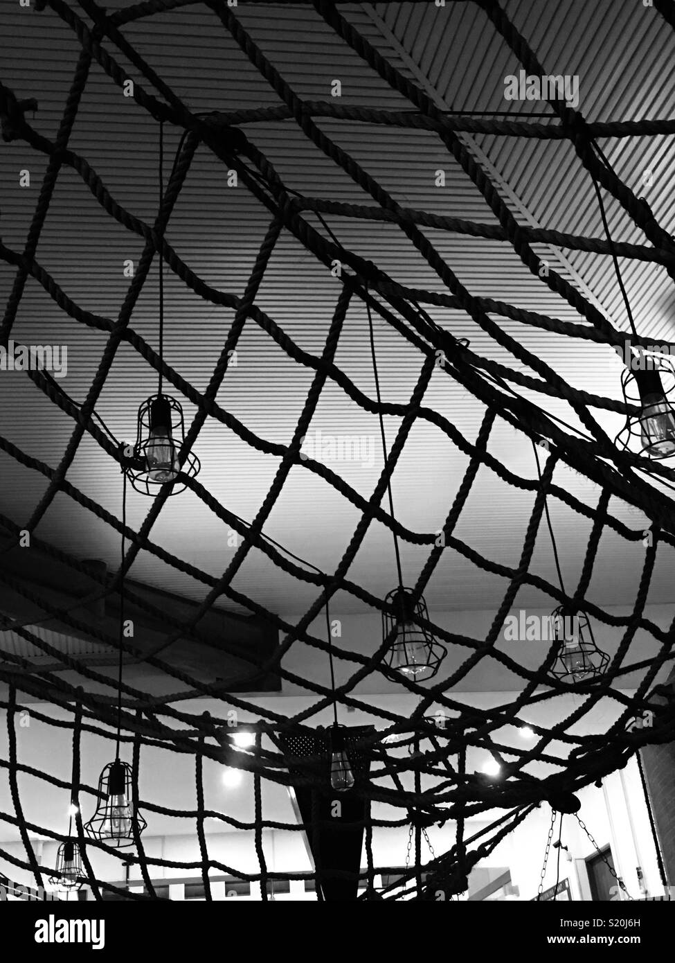 What is actually behind the big net Stock Photo - Alamy