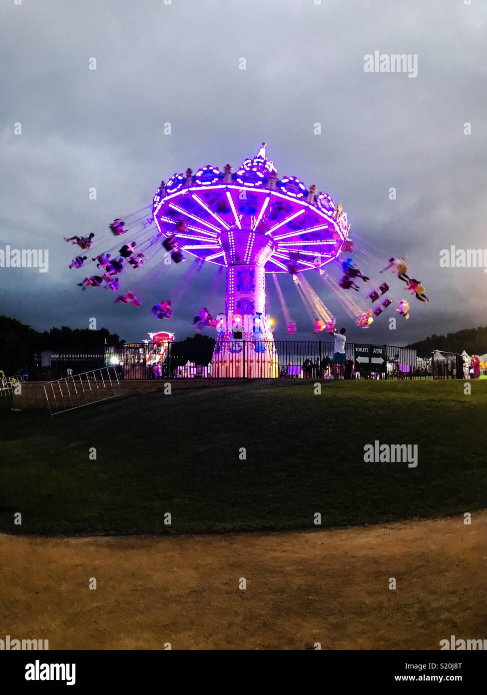 Lights at the fairground hi-res stock photography and images - Alamy