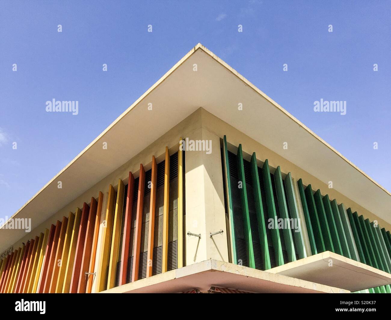 Facade of market of Russafa in Valencia, Spain Stock Photo - Alamy