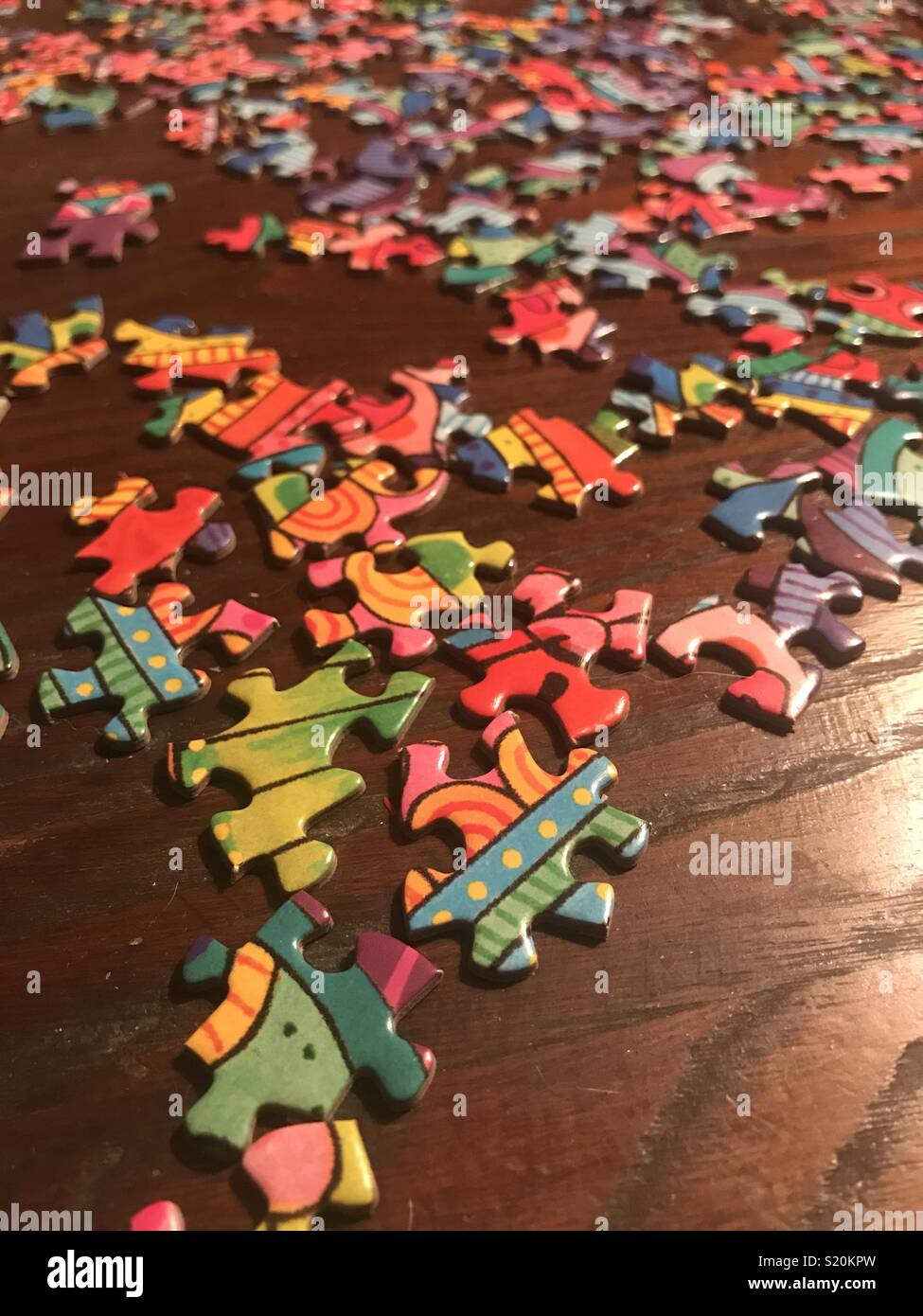 Puzzle colorful hi-res stock photography and images - Alamy