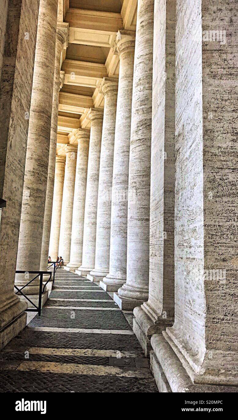 Rom. Petersplatz .Piazza San Pietro Stock Photo - Alamy