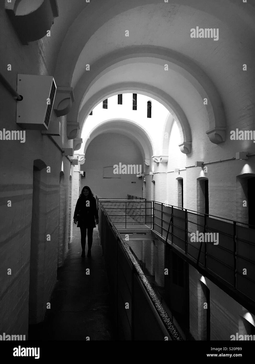 Interior of Lincoln Castle Prison Stock Photo - Alamy