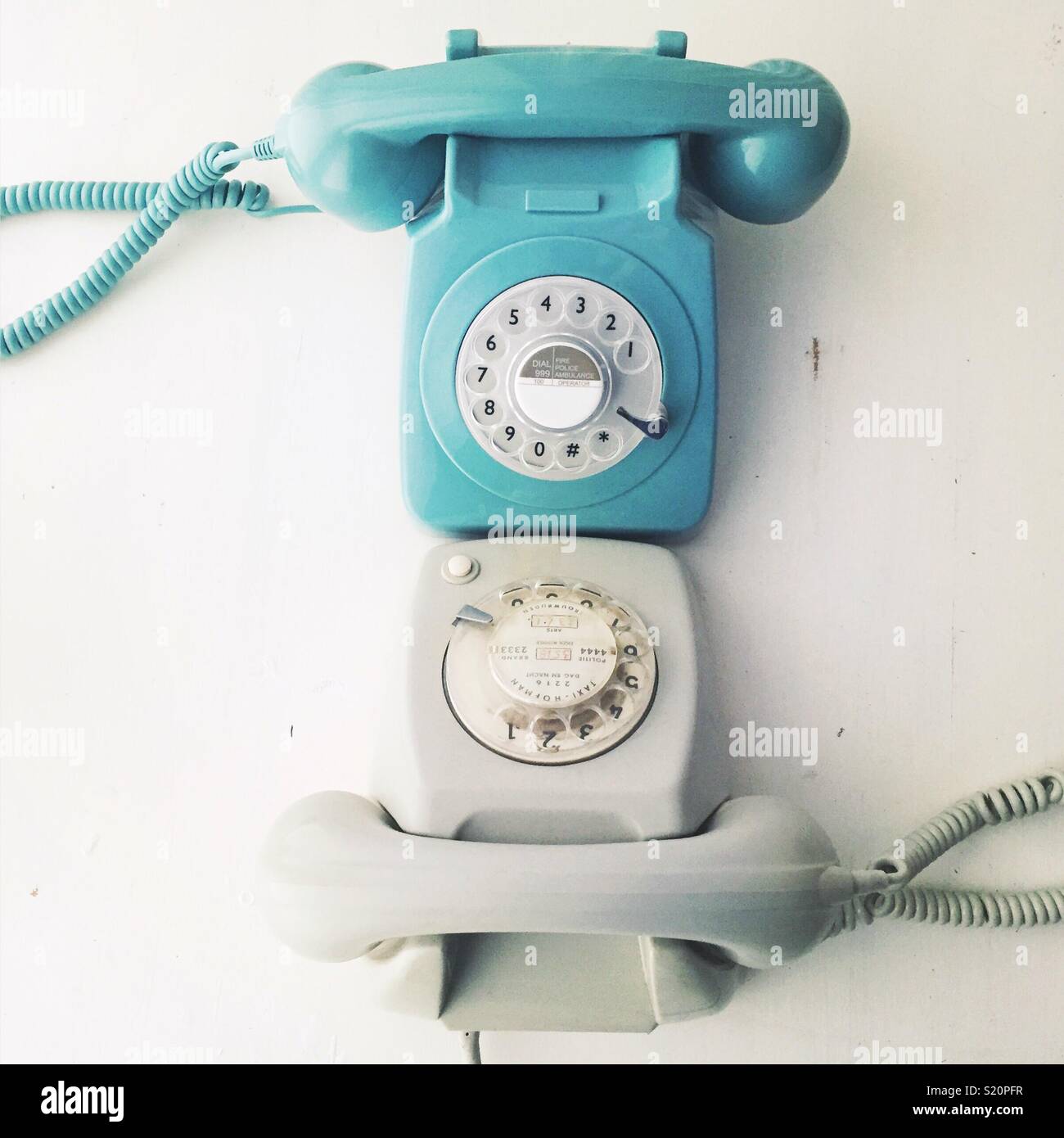 Green old phone hi-res stock photography and images - Alamy