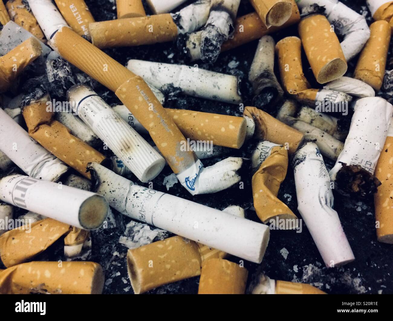 Cigarette butts hi-res stock photography and images - Alamy