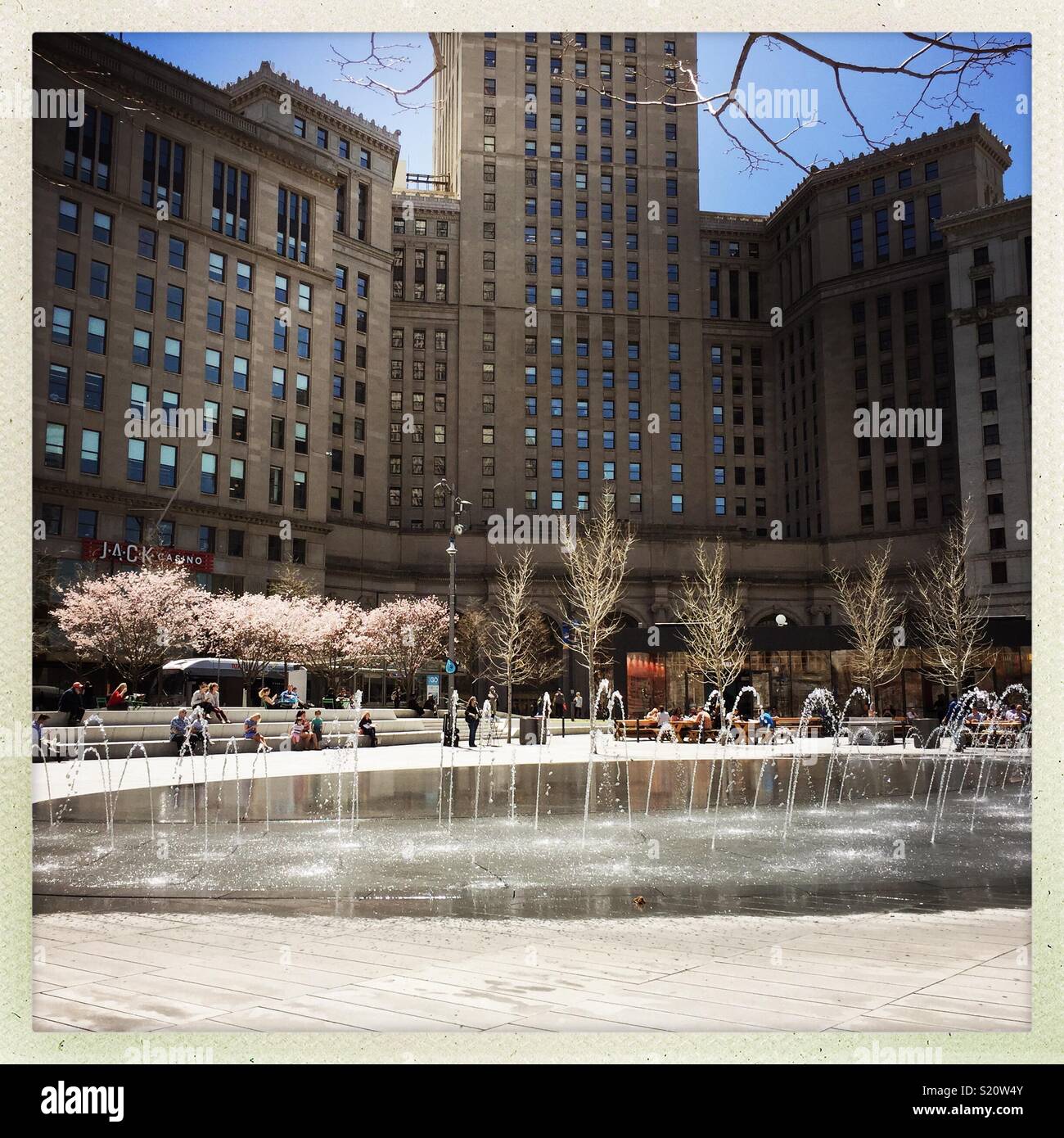 Cleveland streetscape hi-res stock photography and images - Alamy