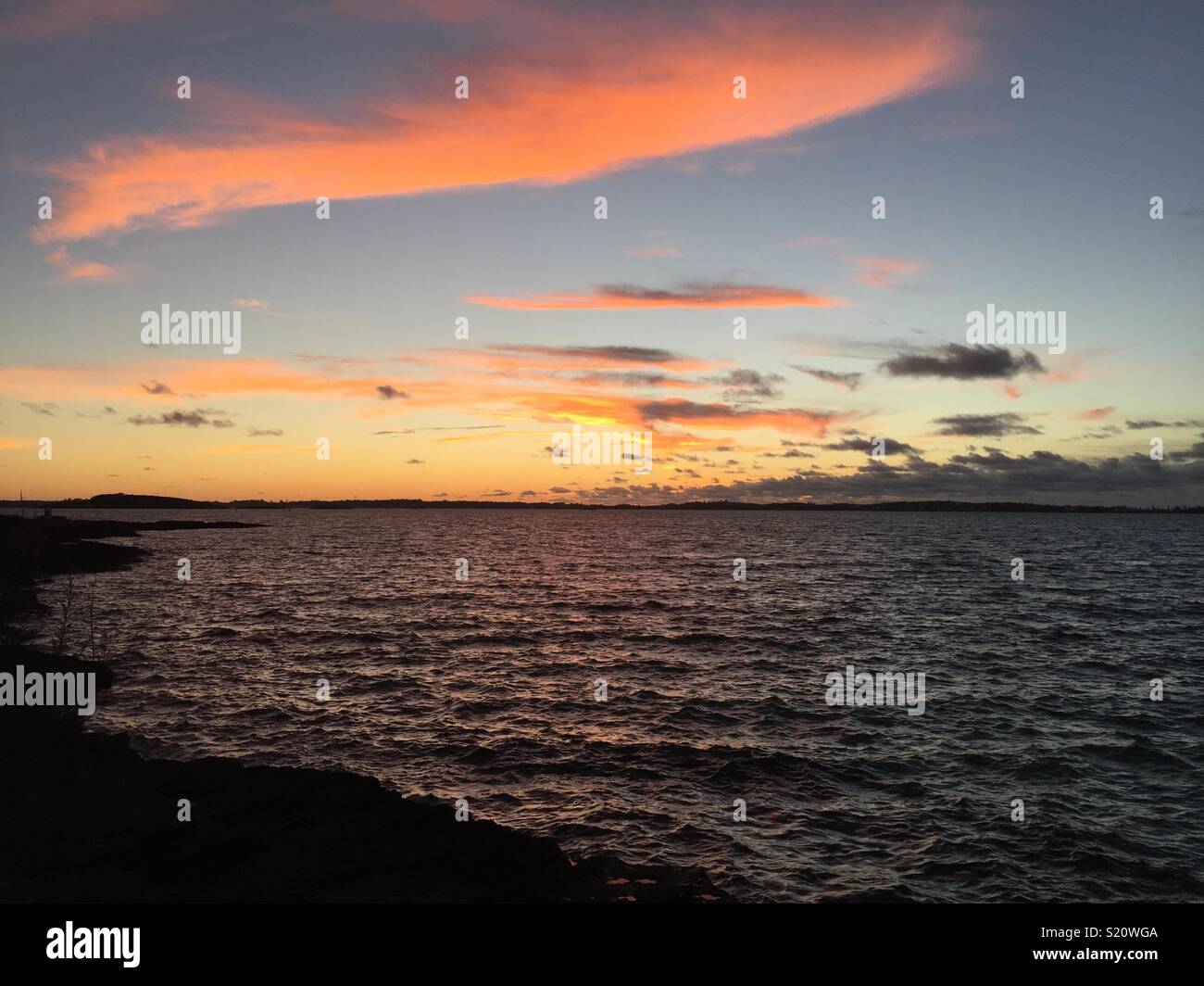 Sunset, Spanish Point, Bermuda Stock Photo - Alamy
