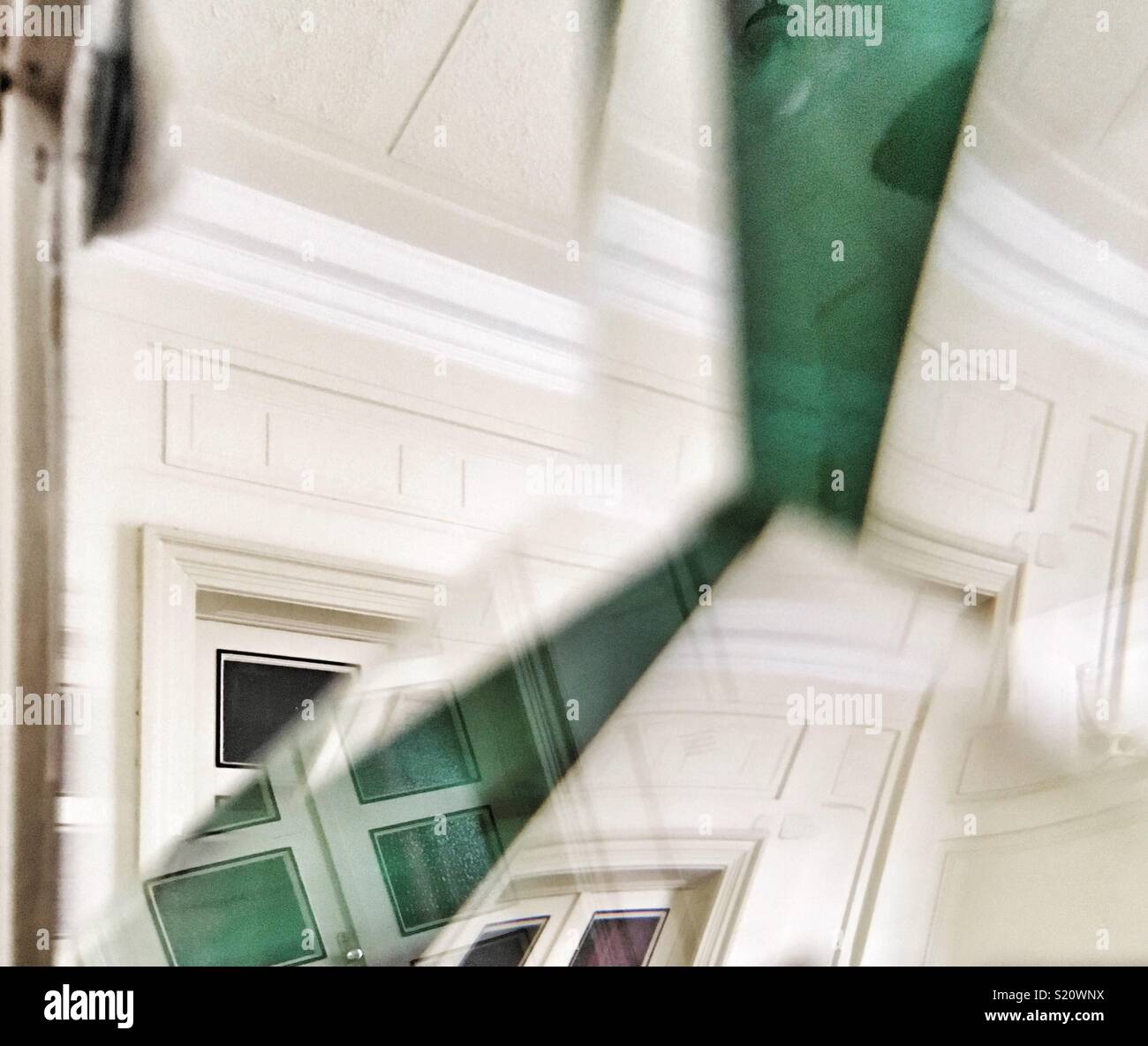 Reflections of house interior from mirror shards Stock Photo - Alamy