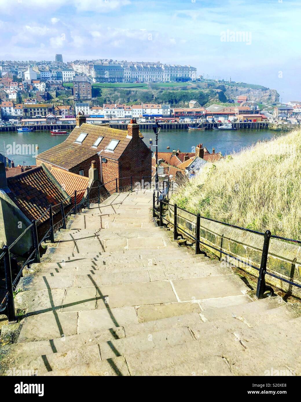 Whitby 199 steps hi-res stock photography and images - Alamy