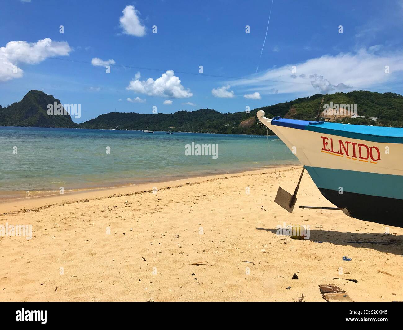 Las cabanas beach el nido palawan philippines hi-res stock photography ...