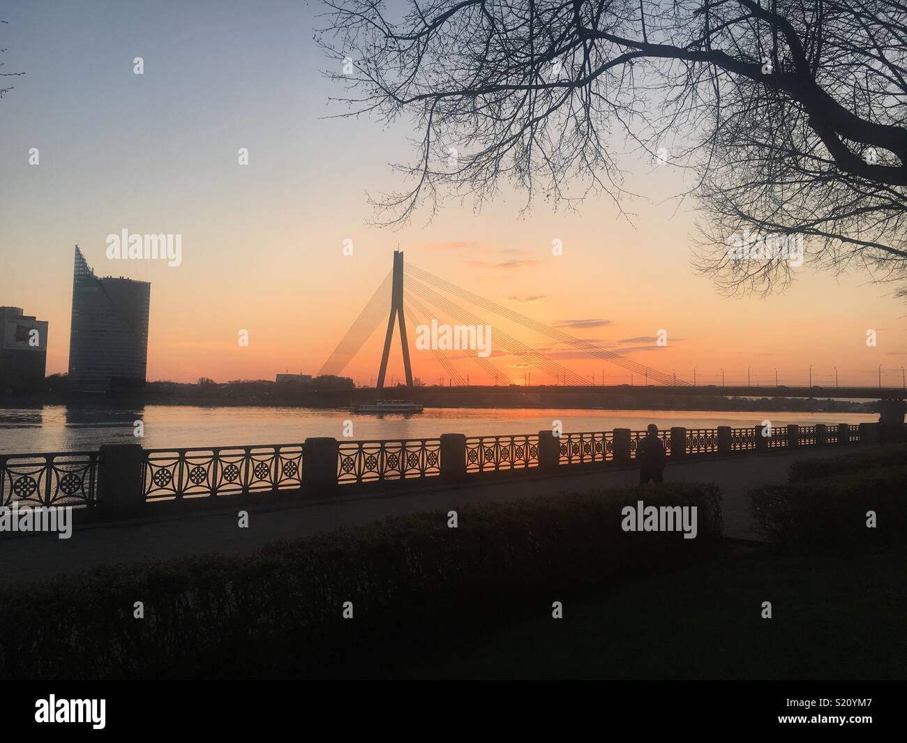 Riga sunset hi-res stock photography and images - Alamy