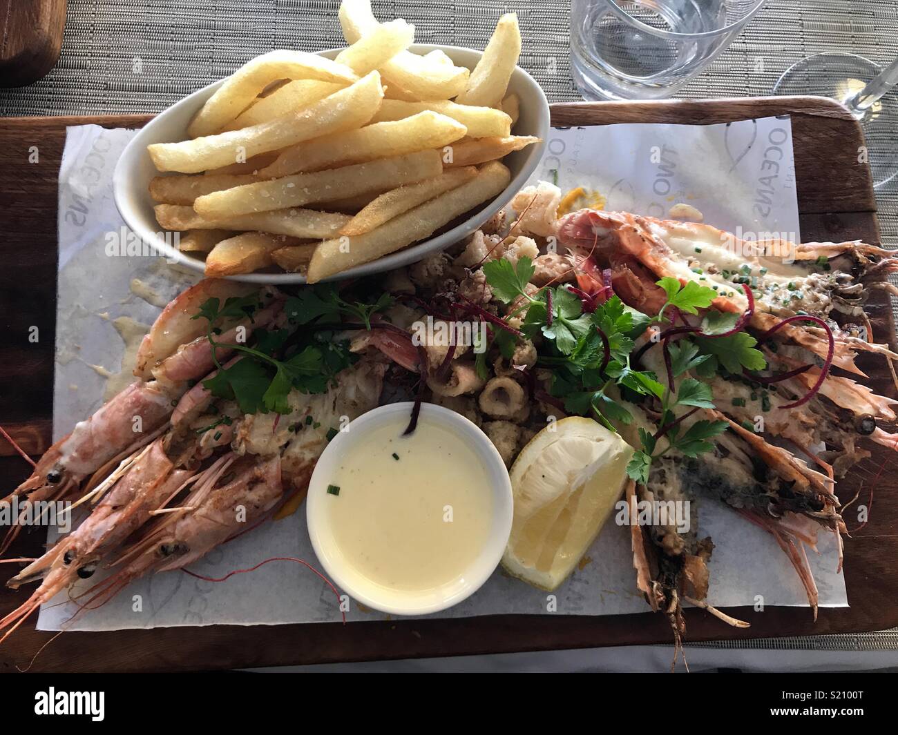 Sea Food Platter Stock Photo - Alamy