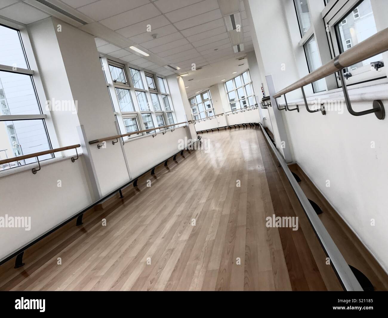 Nhs hospital corridor hi-res stock photography and images - Alamy
