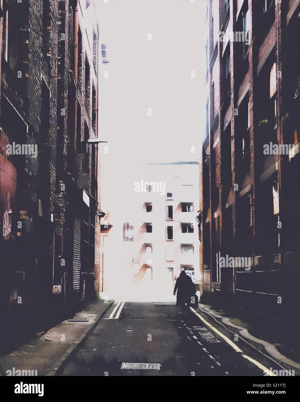 Shady manc man Stock Photo - Alamy