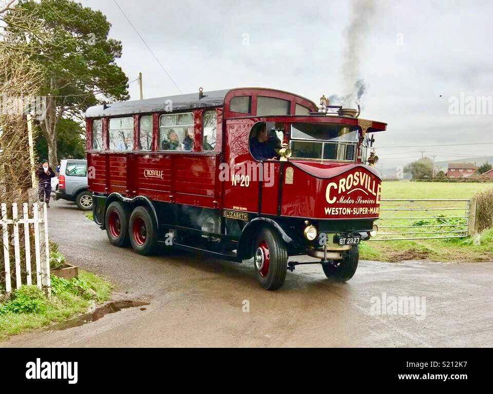 Steam bus hi-res stock photography and images - Alamy