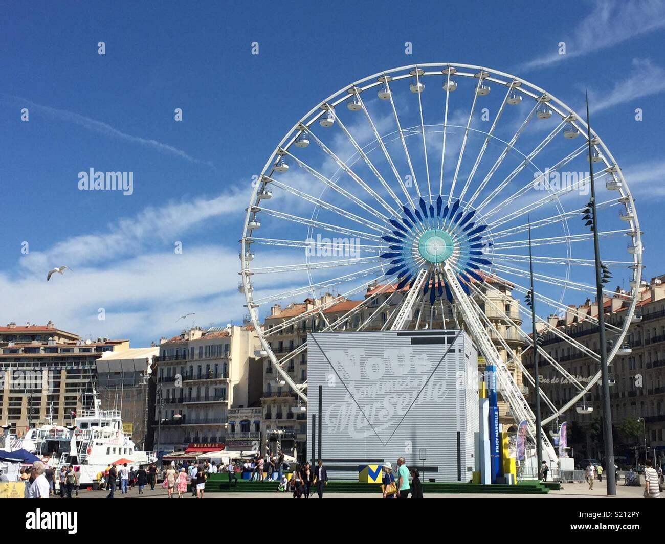 Marseille Old Port Stock Photo - Alamy