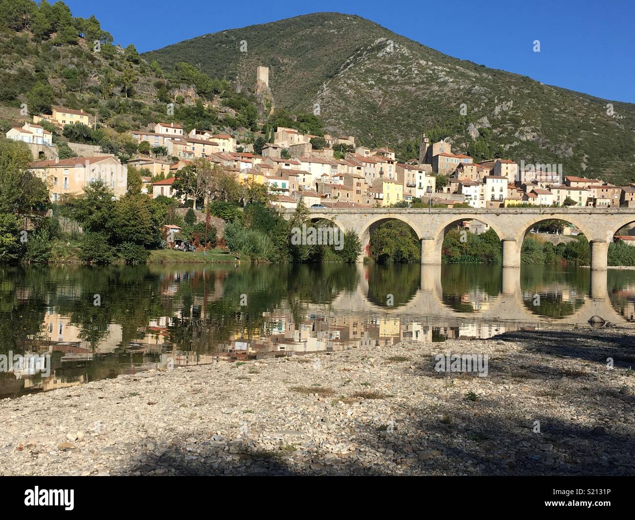 Village on river hi-res stock photography and images - Alamy