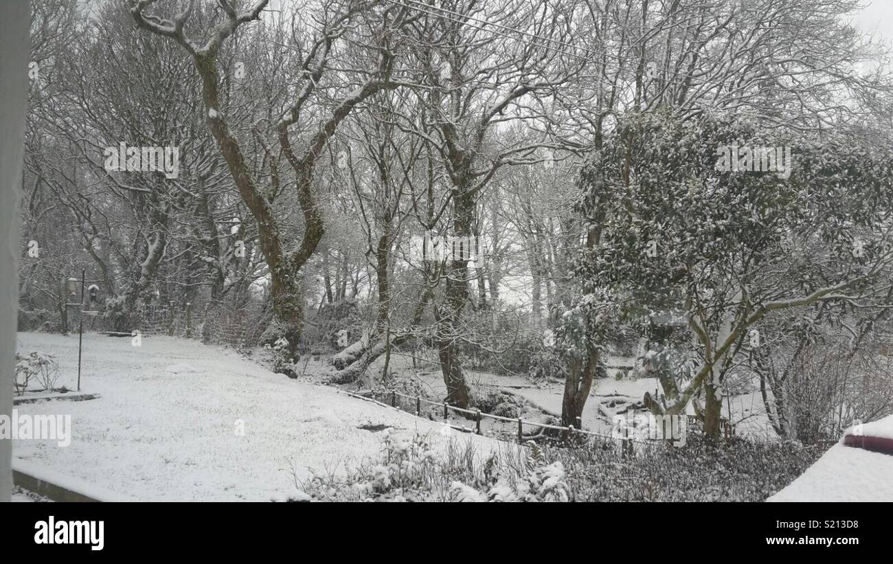 Winter snow in the countryside Stock Photo - Alamy