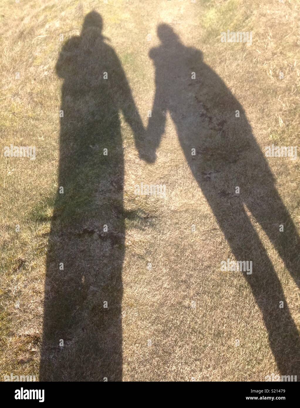 Couple Holding Hands Shadow