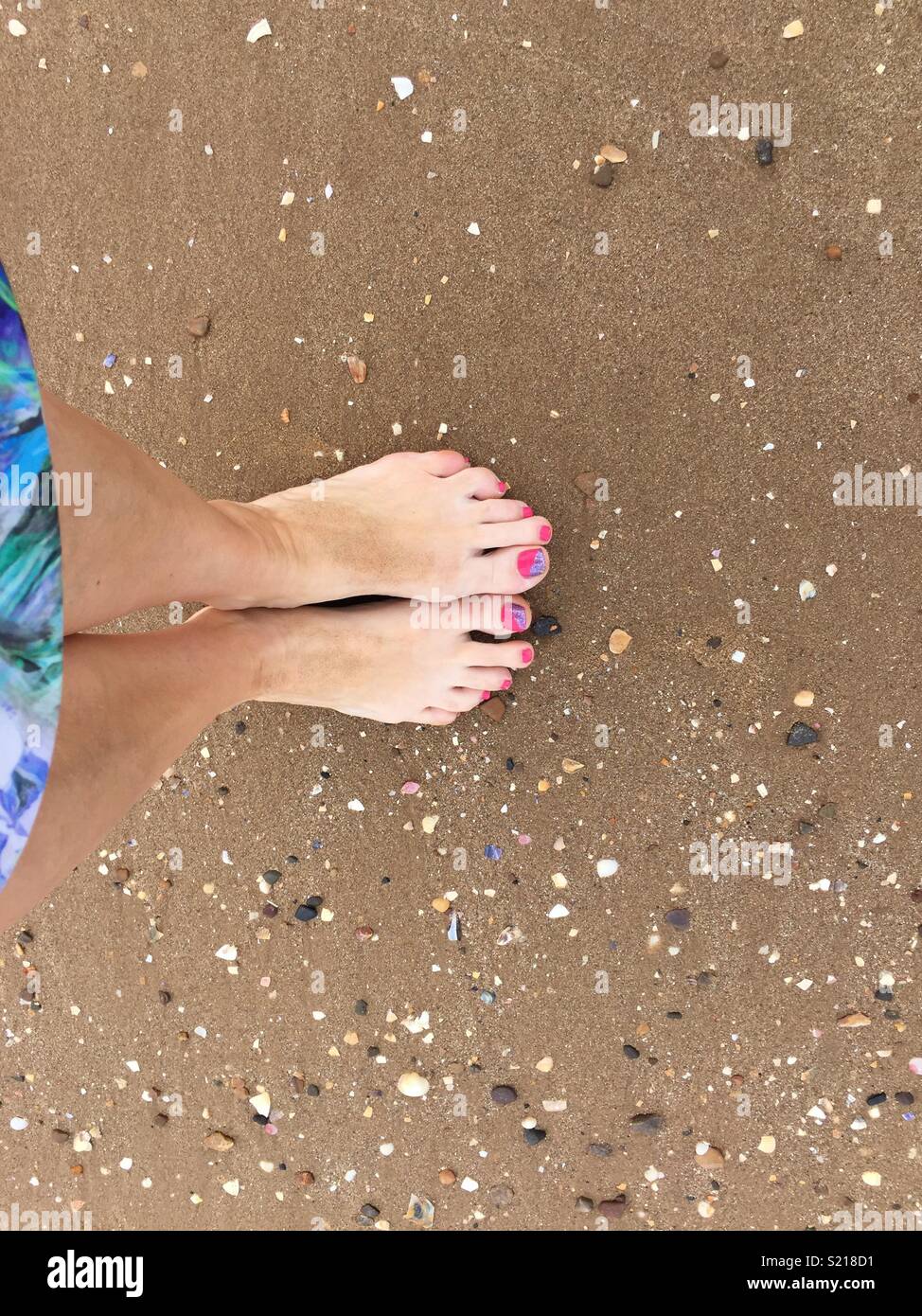 Sandy feet hi-res stock photography and images - Alamy
