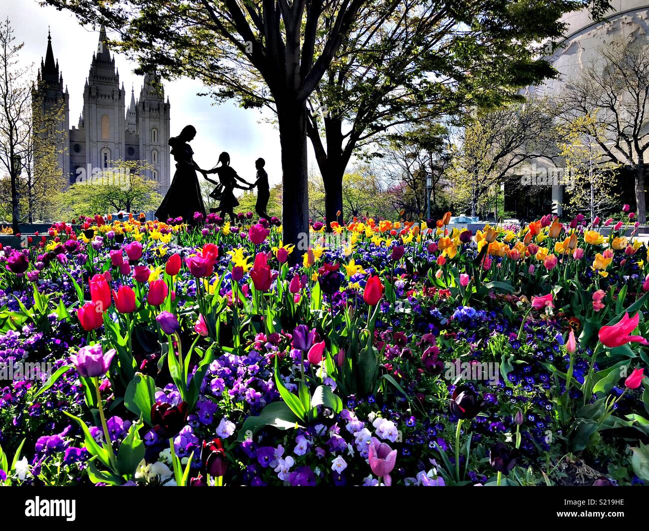 Salt lake city temple square hi-res stock photography and images - Alamy