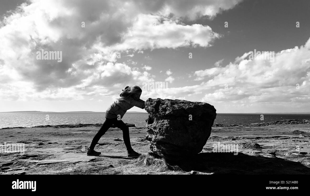 Push rock hi-res stock photography and images - Alamy