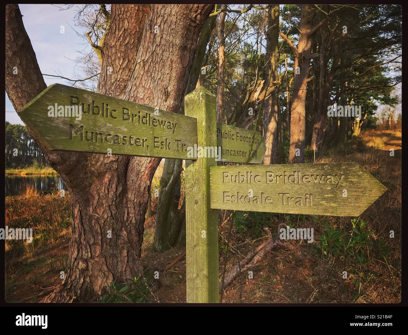 Fork in the footpath hi-res stock photography and images - Alamy