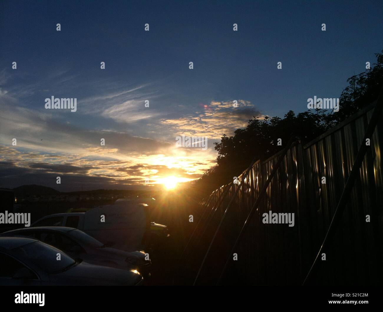 Beautiful country views in Daresbury, Cheshire England, Uk Stock Photo ...