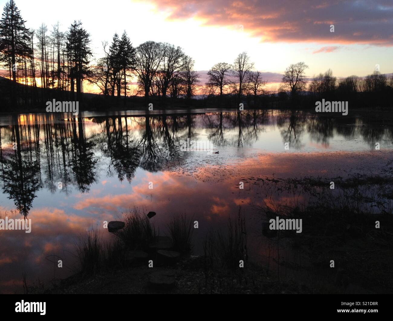 Scottish Sunset - capturing the moment Stock Photo - Alamy